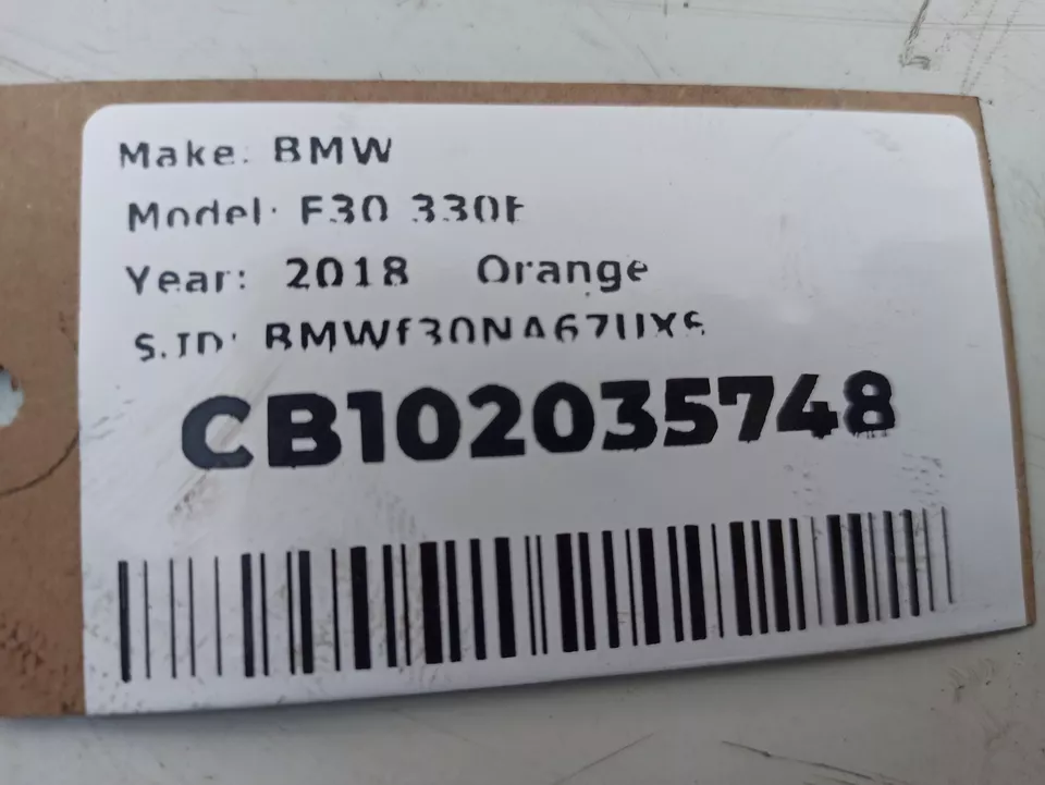 BMW F30 330e 2016-2018 Hybrid Brake Caliper Line Pipe