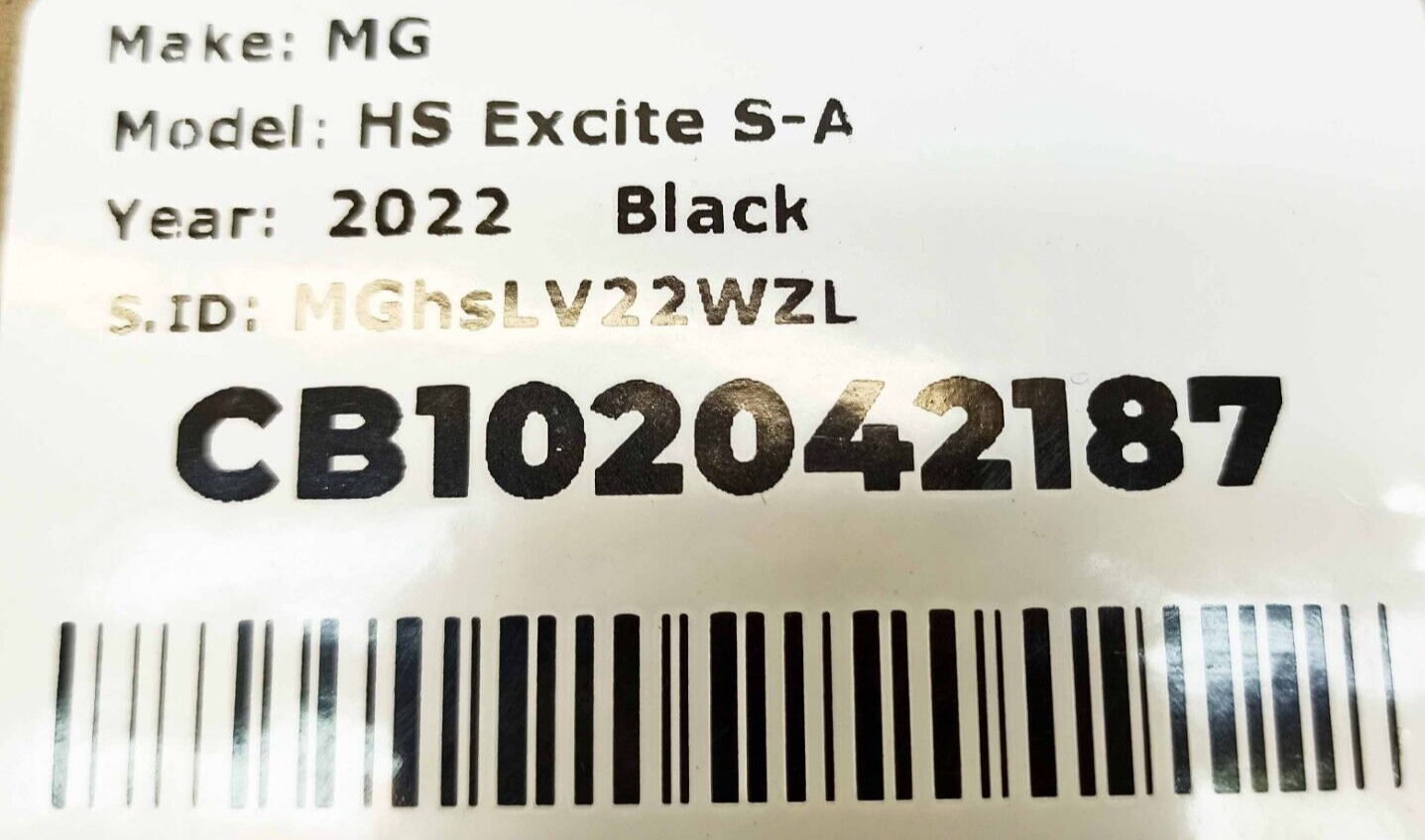 MG HS 2019-2023 Rear Parking Sensor