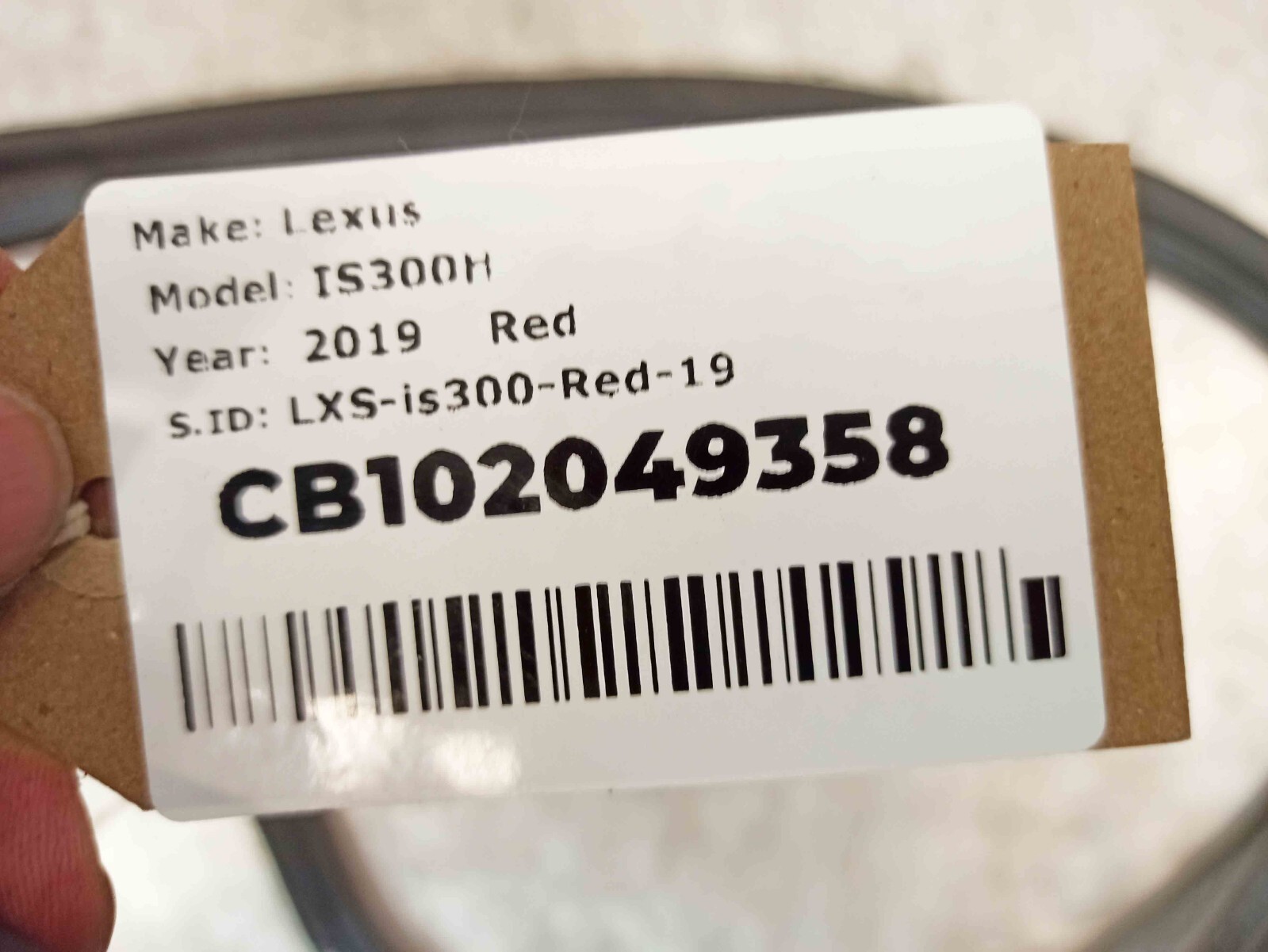 Lexus IS300h MK3 2016-2020 Hybrid Electric Saloon Boot Lid Trunk Rubber ...