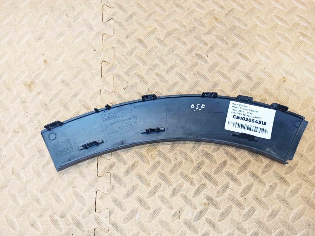 Citroen C3 MK3 2020-2024 Front Right Wheel Arch Trim Bumper Section ...