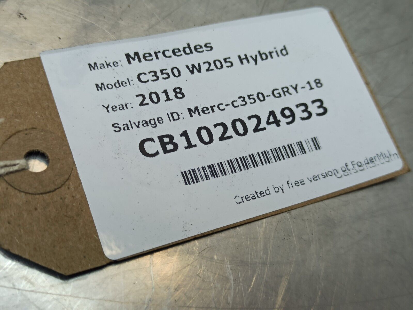 Mercedes Benz W205 C350 14-19 Rear Bumper Wiring Loom A0225452426