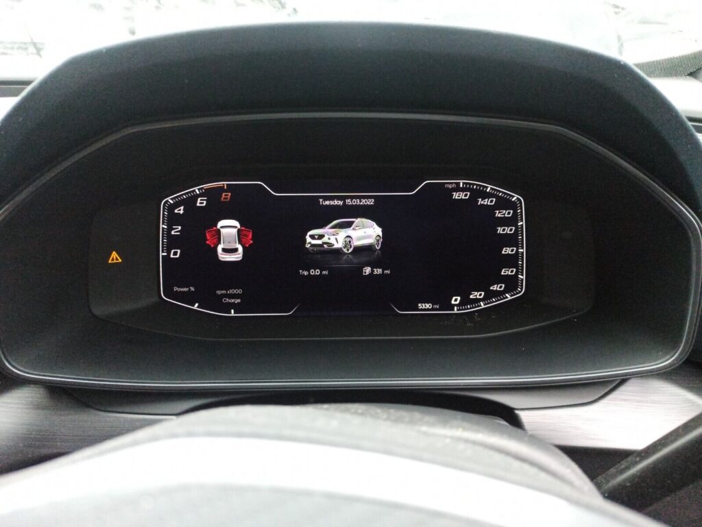 Cupra Formentor V2 eHybrid 2022 Digital Clock Speedo Instrument Cluster