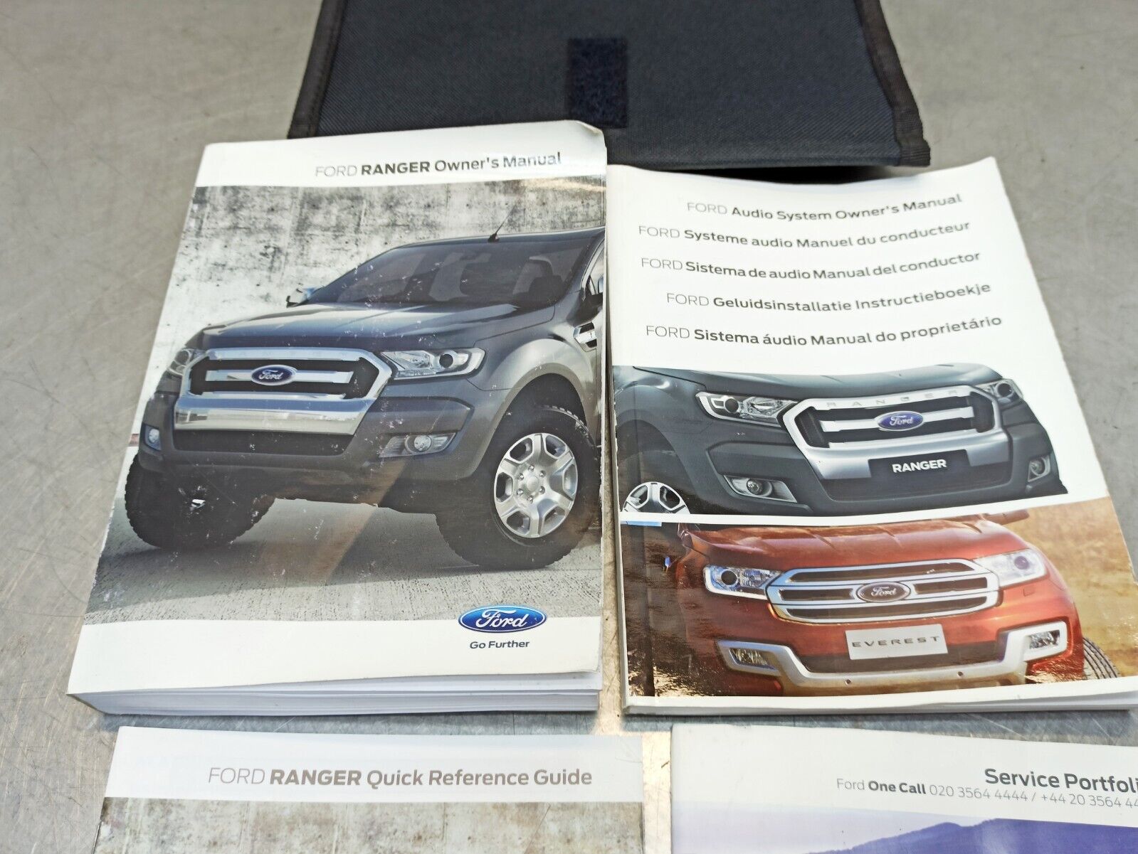 Ford Ranger 2016-2022 User Manual Guide Books & Bag - Image 3