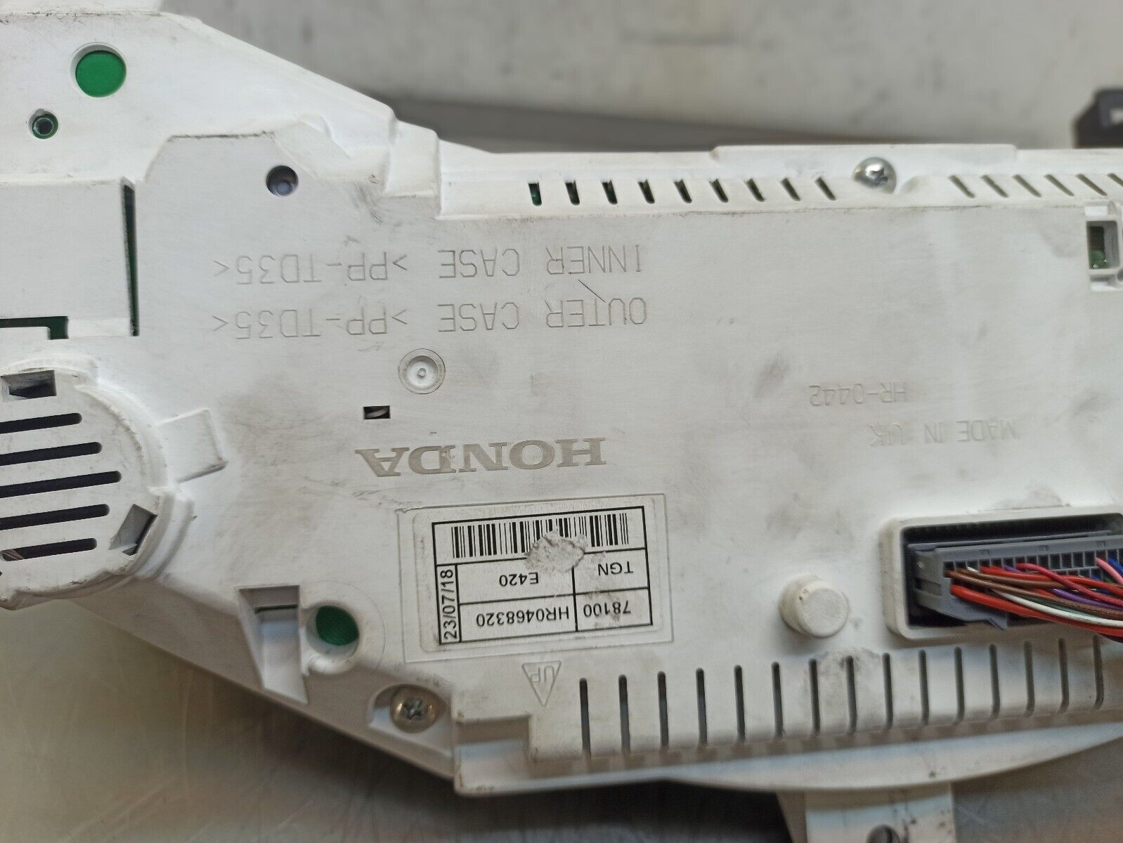 Honda Civic 2017-2020 Instrument Cluster Speedo Meter 78100 HR0468320 ...