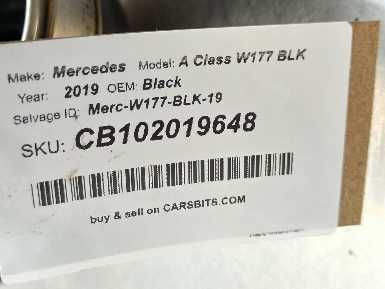 Mercedes Benz A Class W177 AMG 2019-2022 Intercooler Pipe A2475200101