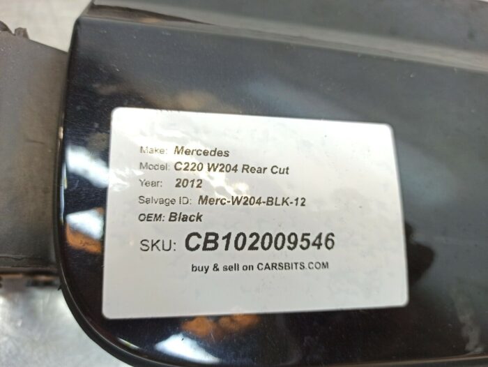 Mercedes Benz W204 C220 07-14 Black 2.2 Diesel Fuel Tank Flap Cover ...