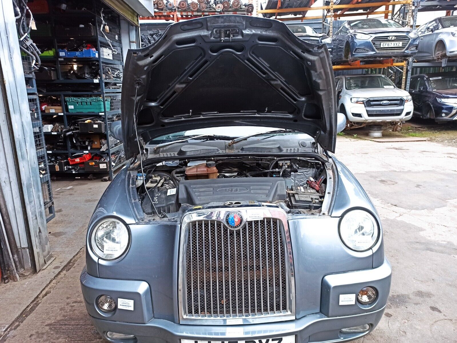 LONDON TAXIS TX4 2007-2017 Front Grey Bonnet - Image 5
