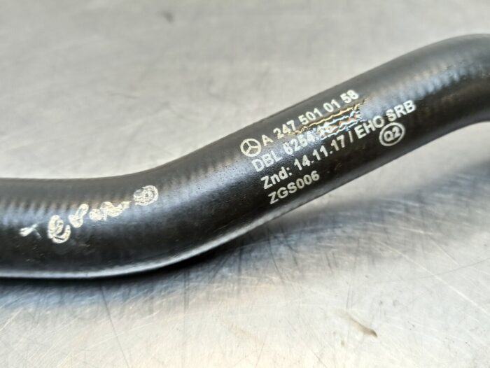 Mercedes Benz A Class W177 AMG 2019-2022 Coolant Hose Pipe A2475010158