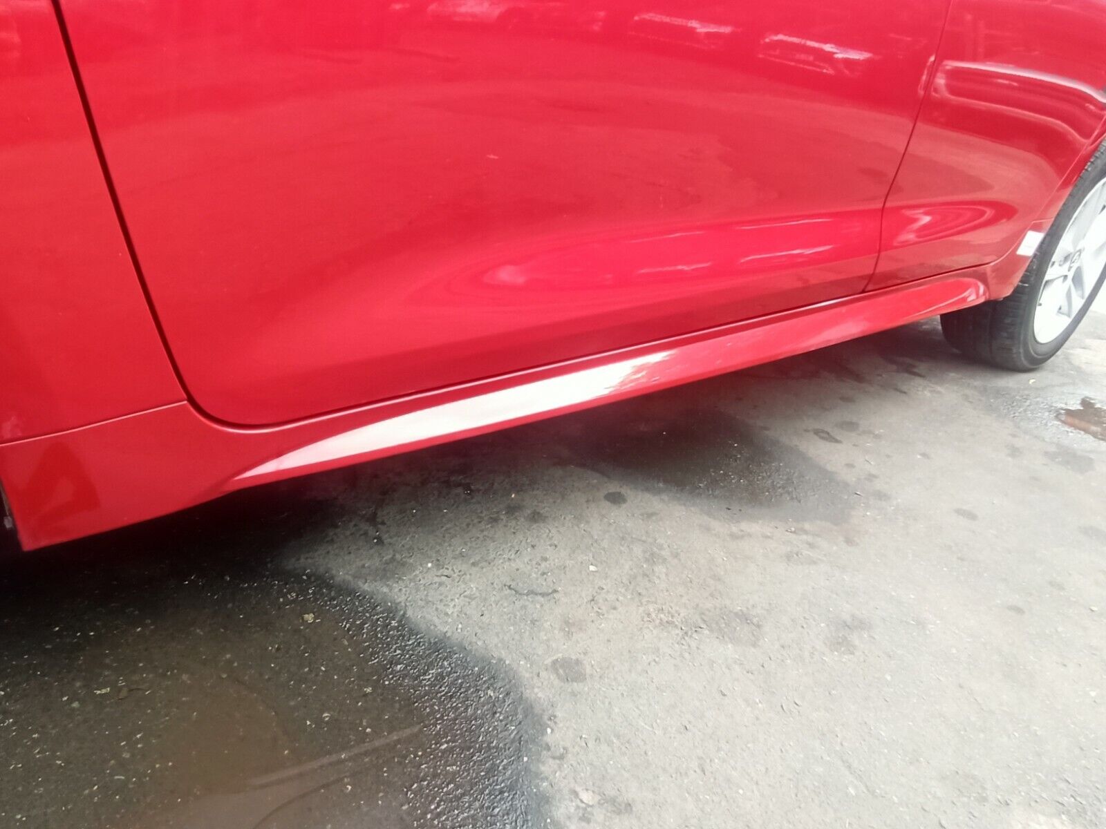 Toyota Corolla 2018-2025 1.8 Hybrid Petrol 3U5 Red Side Skirt N/S