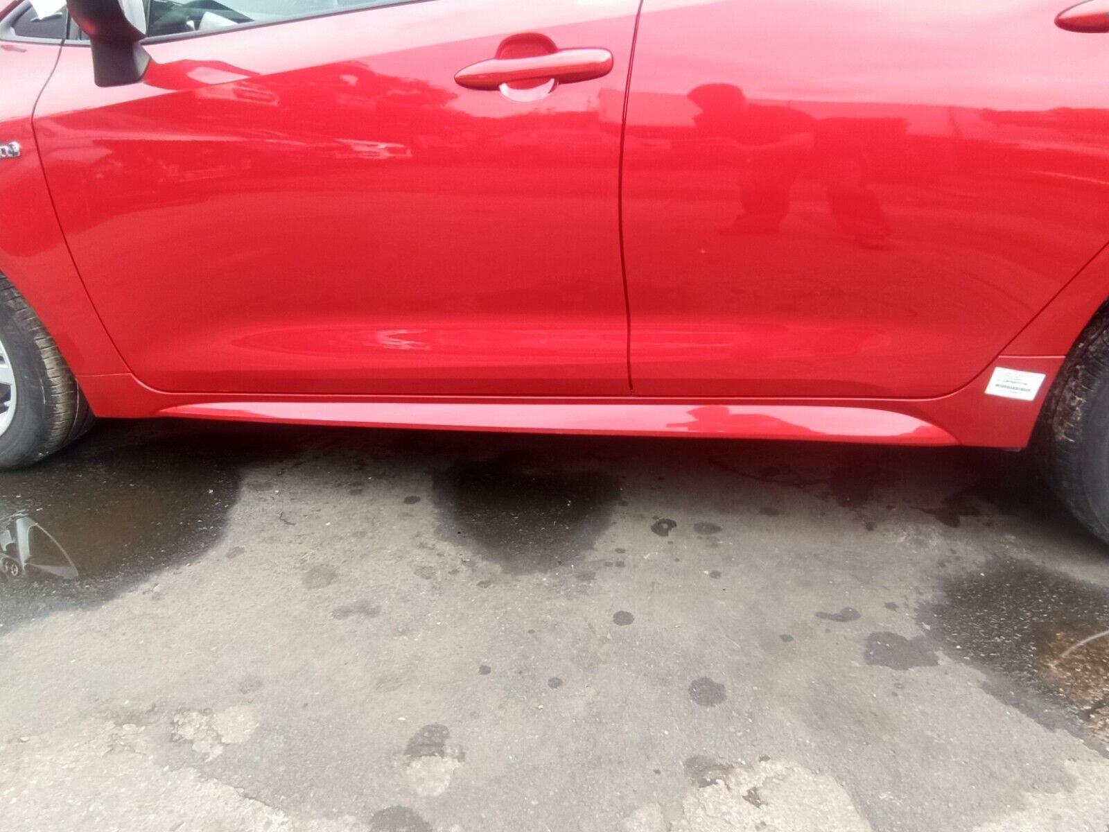 Toyota Corolla 2018-2025 1.8 Hybrid Petrol 3U5 Red Side Skirt N/S