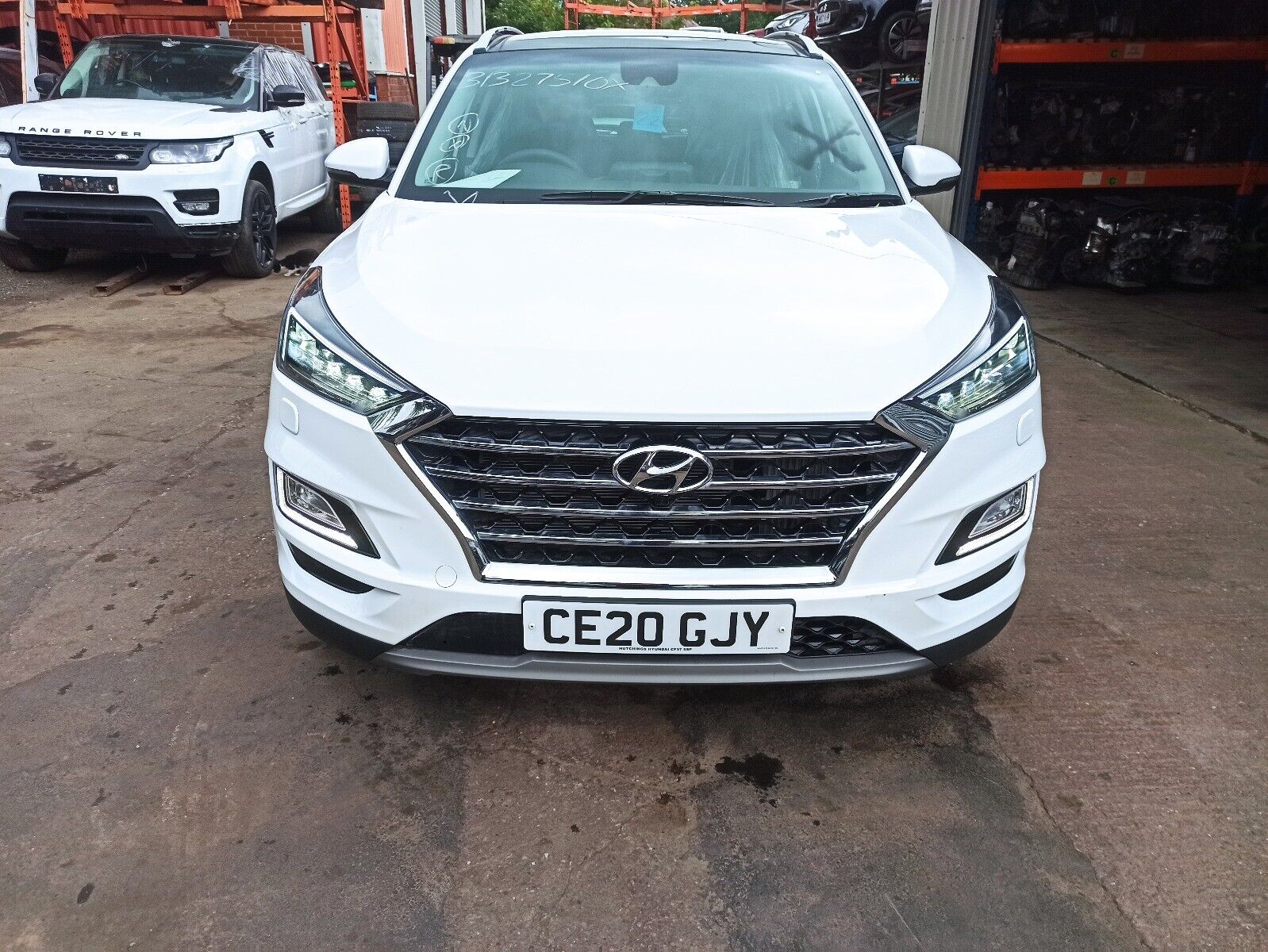 1 Wheel Nut 2020 Hyundai Tucson 2.0 Diesel Hybrid Auto White PYW Breaking