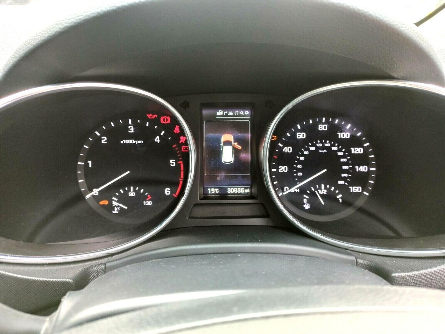 Hyundai Santa Fe MK3 2012-2018 Front Dashboard Instrument Cluster ...