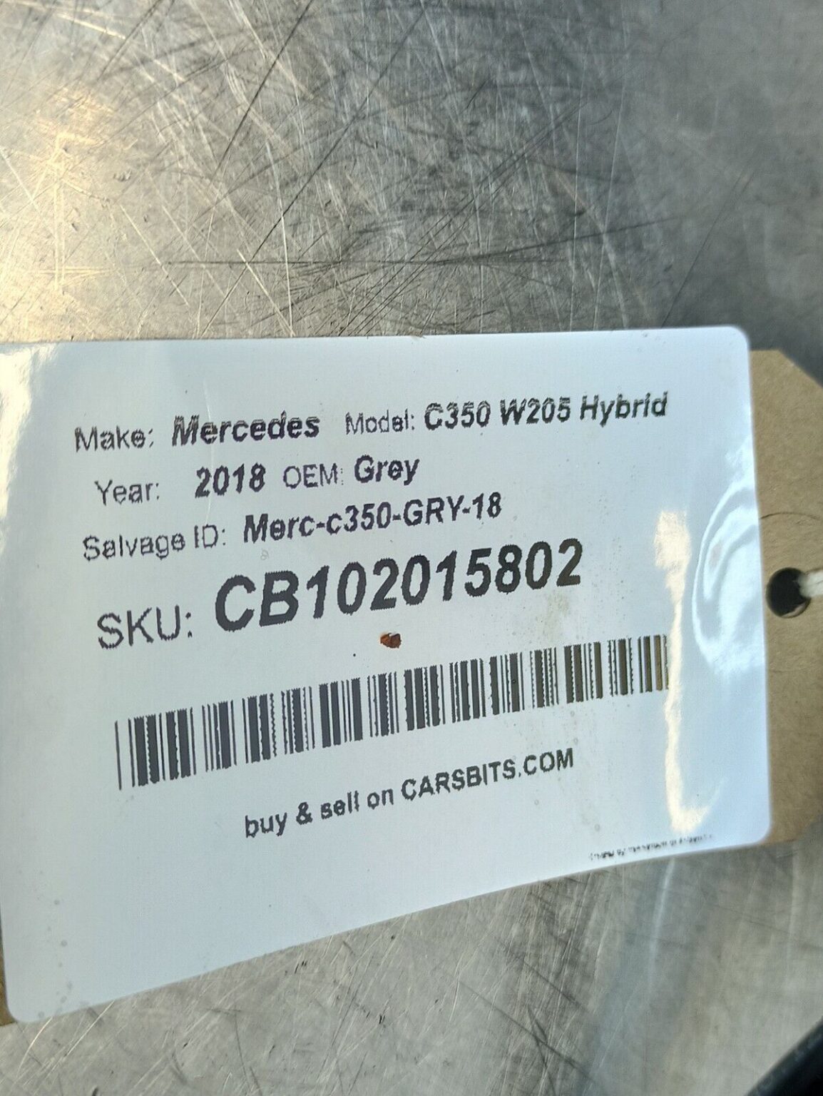 Mercedes Benz W205 C350 14-19 2.0 Hybrid Petrol Air Intake Pipe A2740900929