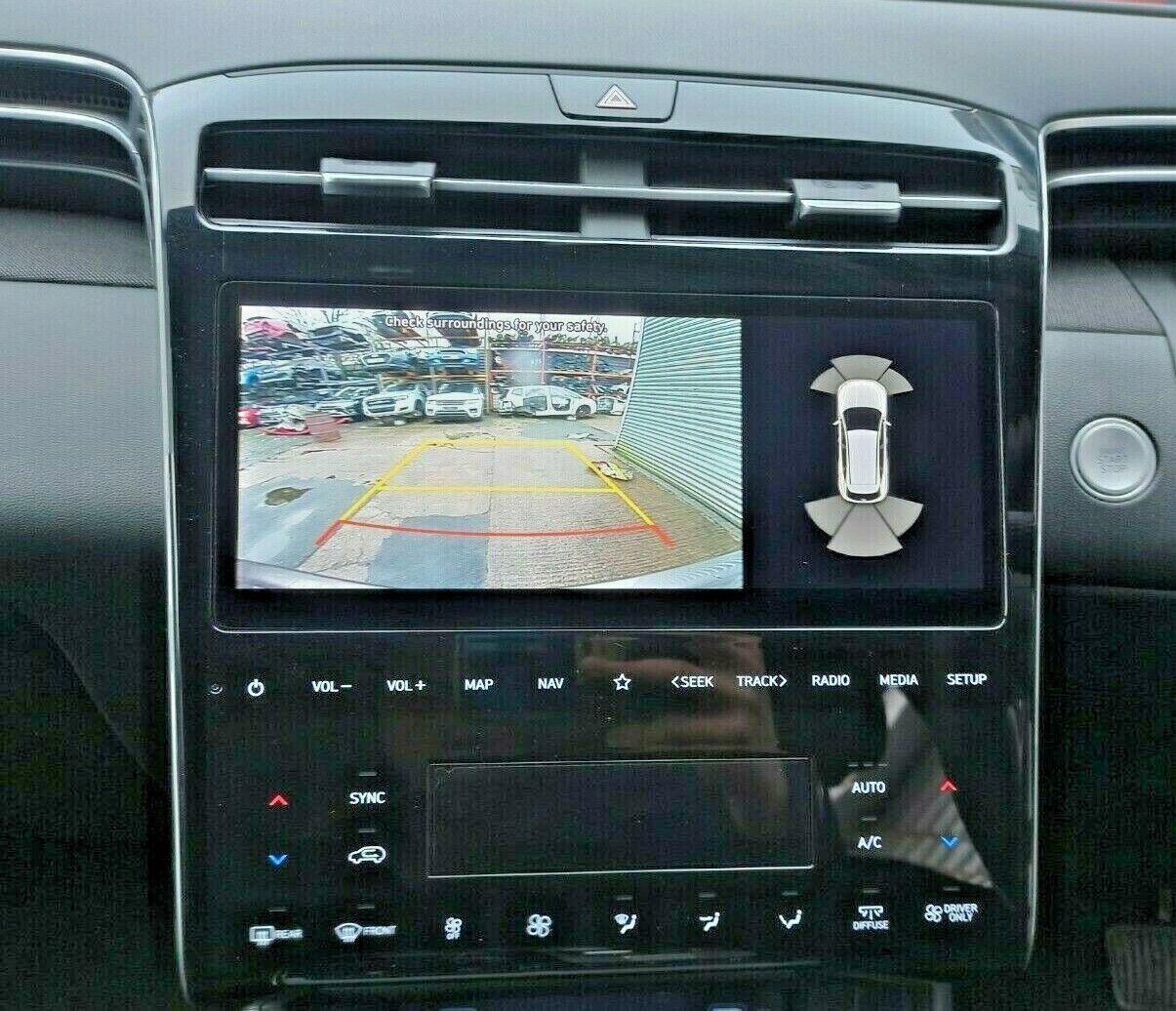 Hyundai Tucson MK4 2021-2024 Multimedia Touch Screen Display & Climate ...