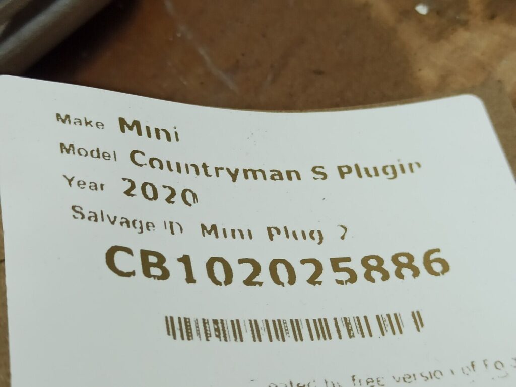 Buy Mini Countryman F60 Hybrid 2018-2021 Engine Gearbox Mount 6853453