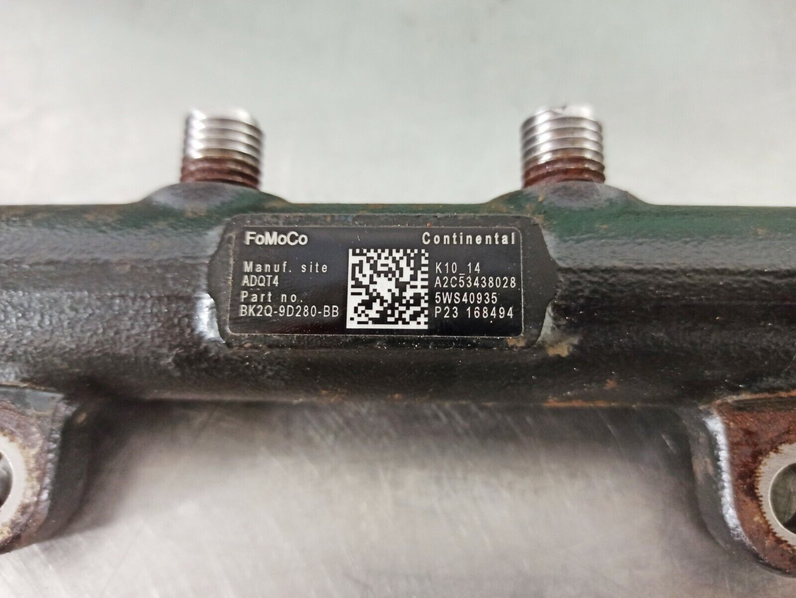 Ford Ranger 2016-2020 2.2 Diesel Genuine Fuel Rail Pressure Sensor BK2Q ...