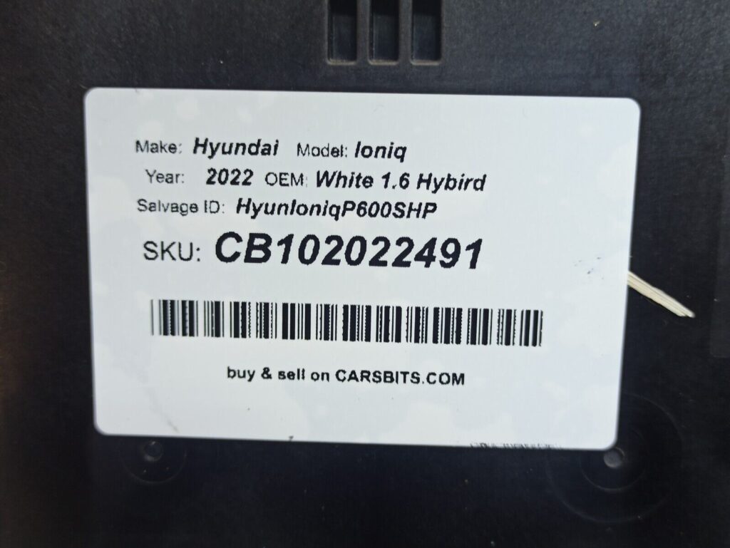 Hyundai Ioniq HEV 2017-2022 Front Radar Proximity Sensor Module – Cars ...