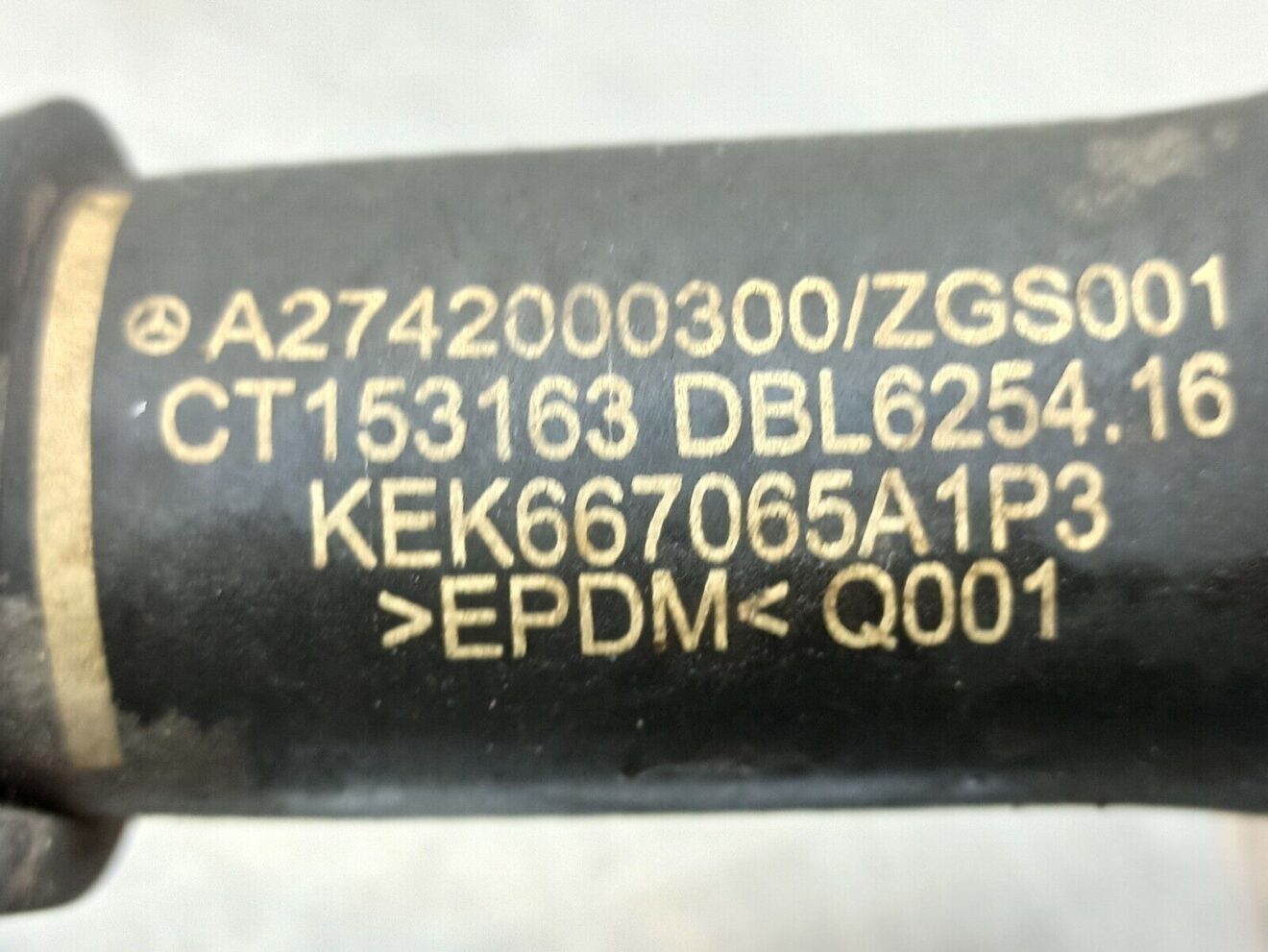 Mercedes Benz W205 C350 14-19 Engine Water Coolant Hose Pipe ...