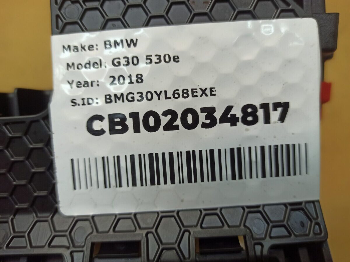 BMW G30 530E 2017–2023 Pyro Fuse Power Distribution Box 6802945 2.0 ...