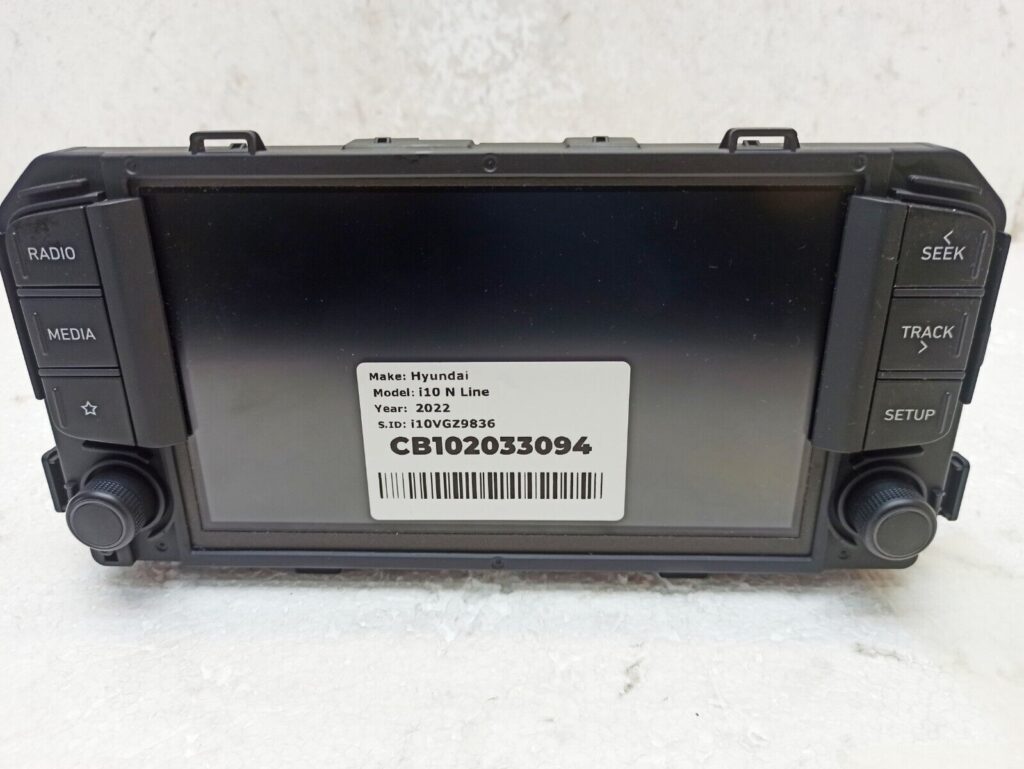 Hyundai i10 N Line MK3 2020-2023 Media Display Screen Apple CarPlay ...