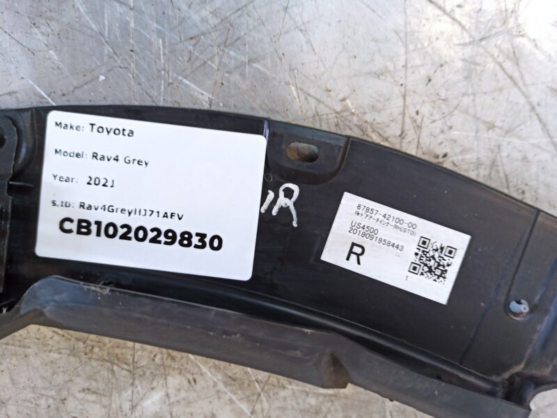 Toyota Rav4 Hybrid MK5 2019-2024 Wheel Arch Molding Trim Right Rear ...